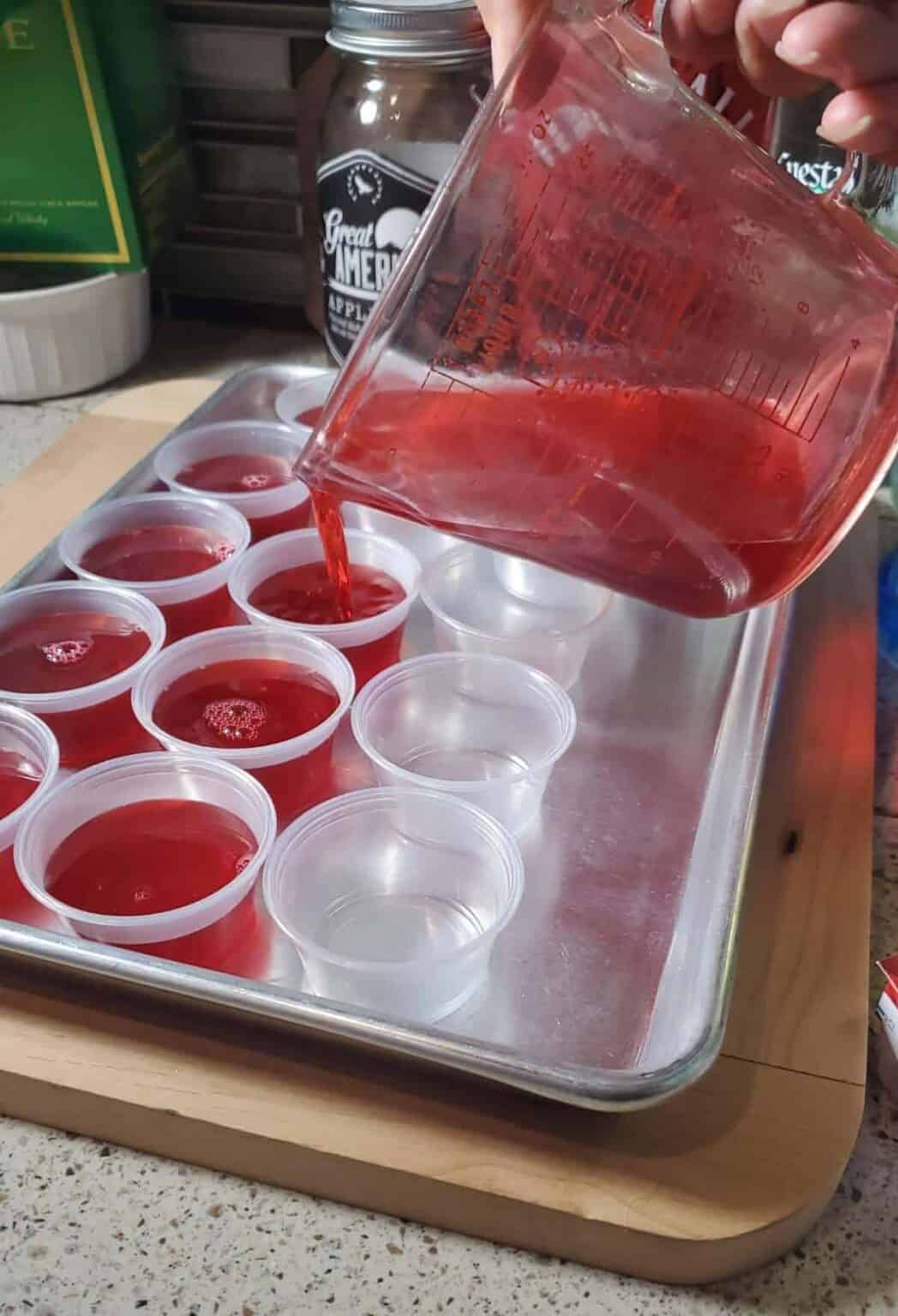 Cherry Fireball Jello Shots