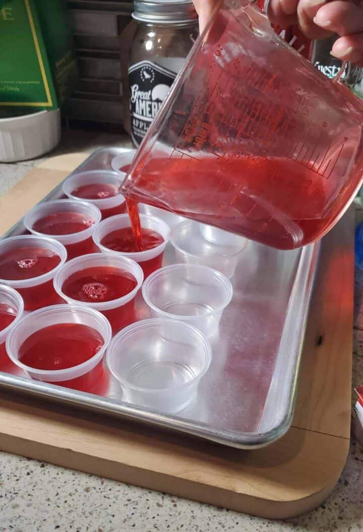 Cherry Fireball Jello Shots