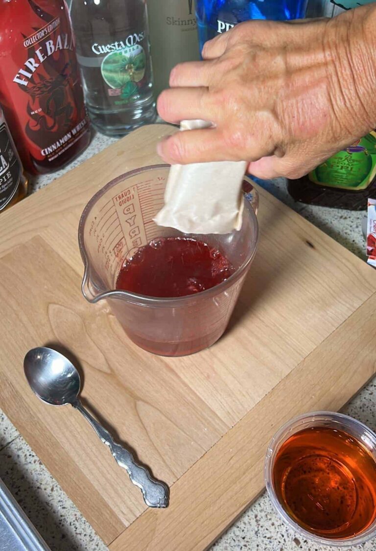 Cherry Fireball Jello Shots - Dine Dream Discover
