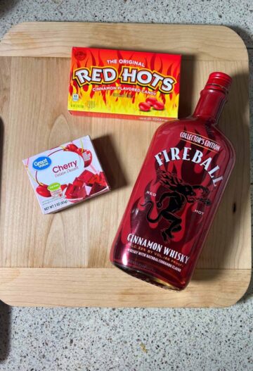 Cherry Fireball Jello Shots