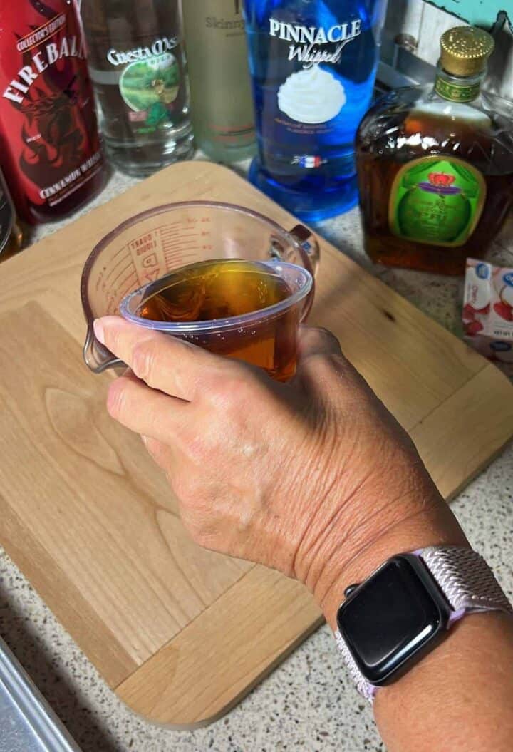 Cherry Fireball Jello Shots - Dine Dream Discover