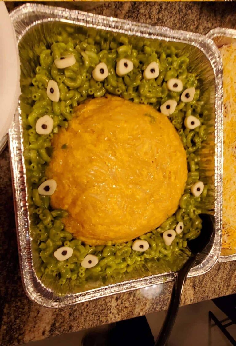 Toxic Waste Green Mac and Cheese Brains Recipe