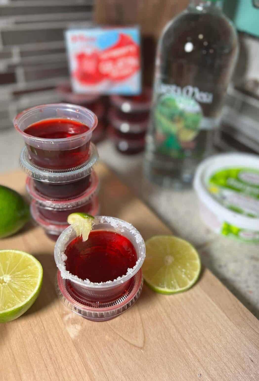 Cherry Fireball Jello Shots