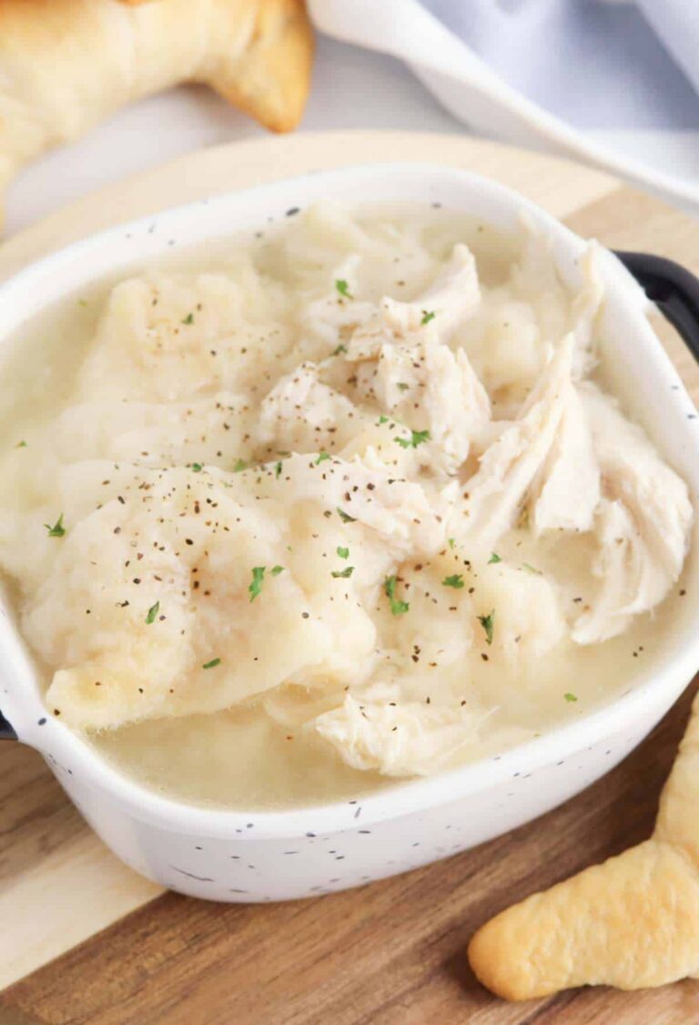 Crescent Roll Chicken and Dumplings Recipe - Dine Dream Discover