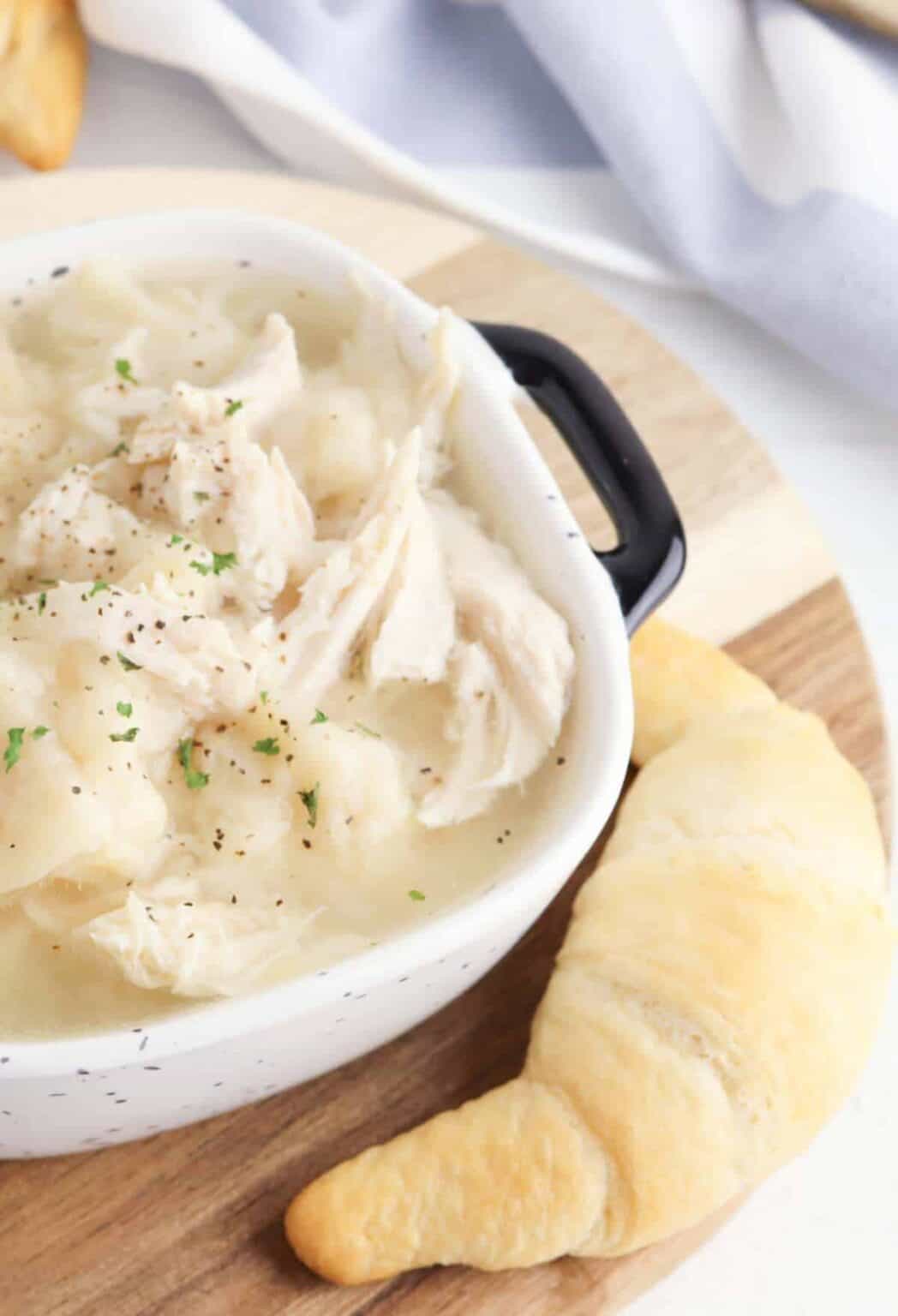 Crescent Roll Chicken and Dumplings Recipe - Dine Dream Discover