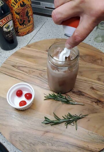 Drunk Rudolph Fireball Hot Chocolate - Dine Dream Discover