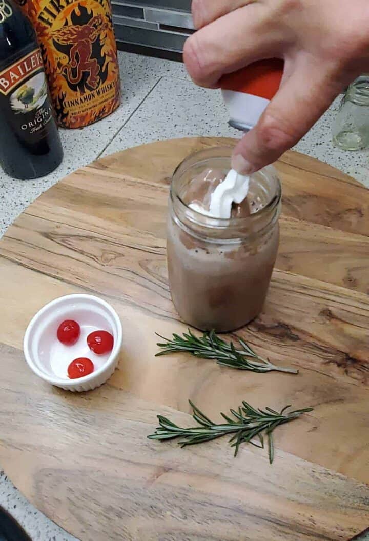 Drunk Rudolph Fireball Hot Chocolate - Dine Dream Discover