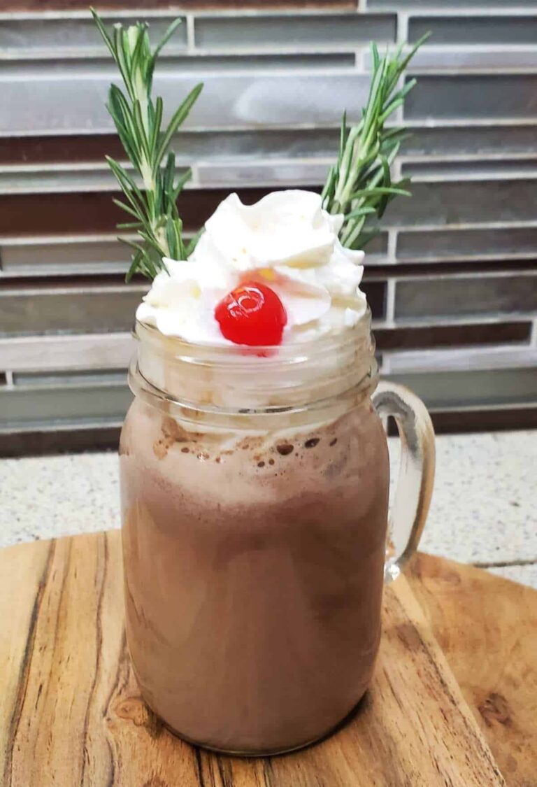 Drunk Rudolph Fireball Hot Chocolate - Dine Dream Discover