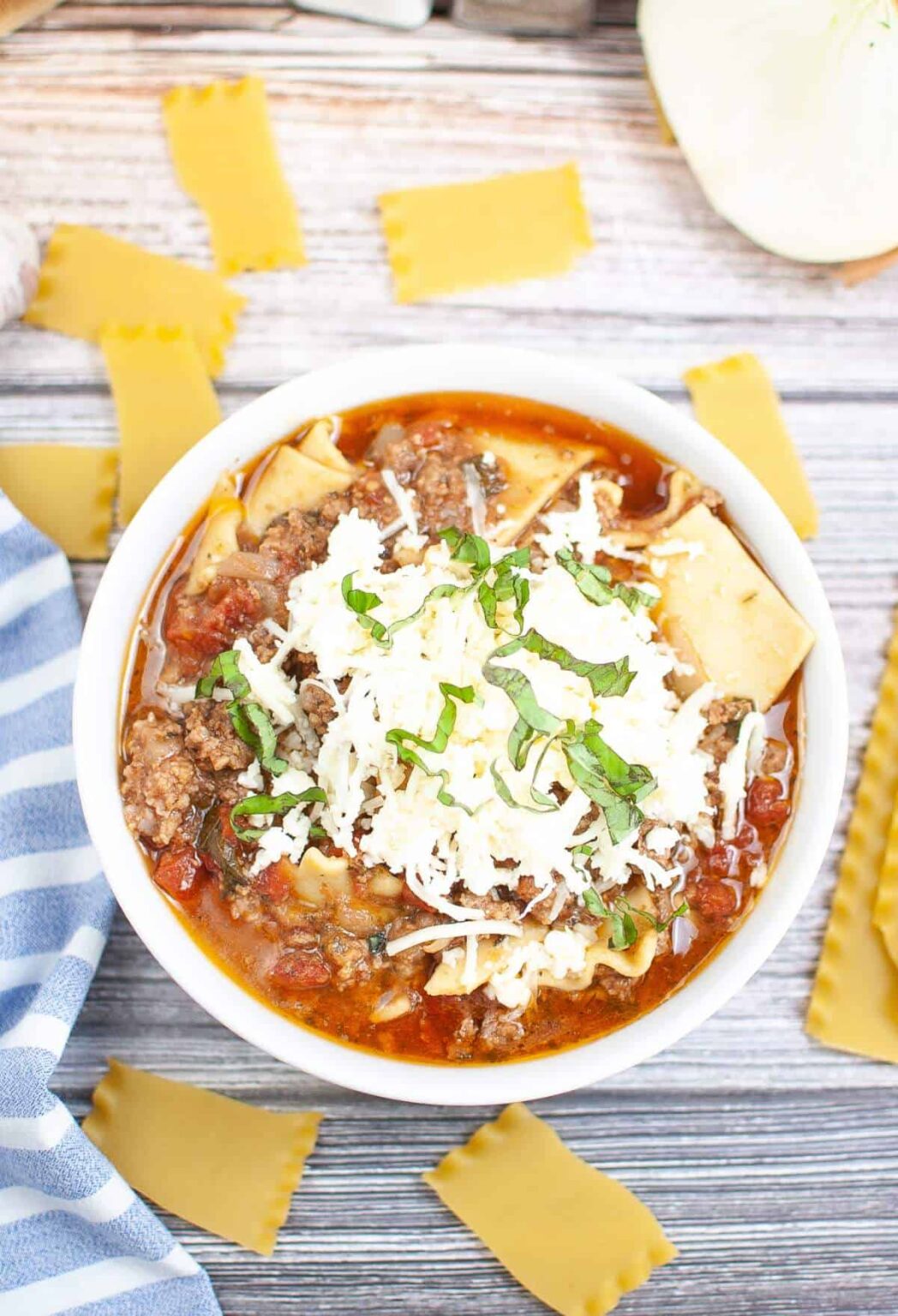 Instant Pot Lasagna Soup Recipe - Dine Dream Discover