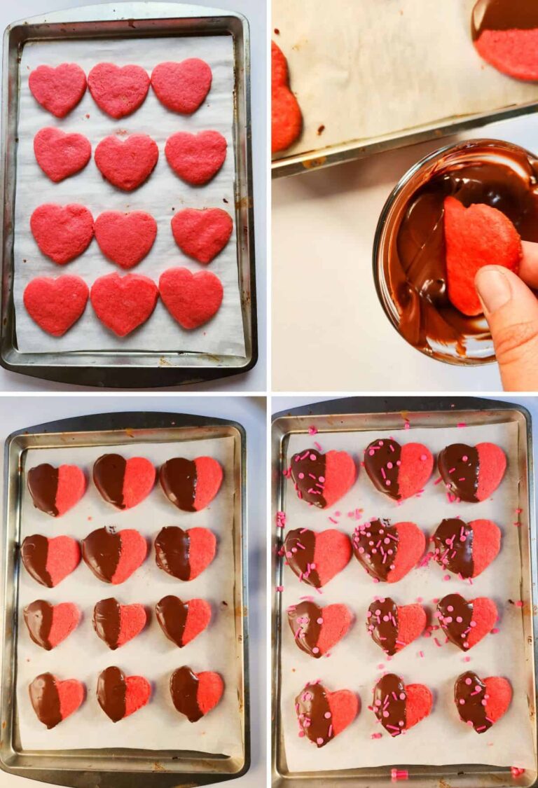 Chocolate-Covered Raspberry Jello Cookies