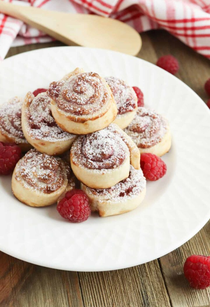 Raspberry Pinwheels Recipe