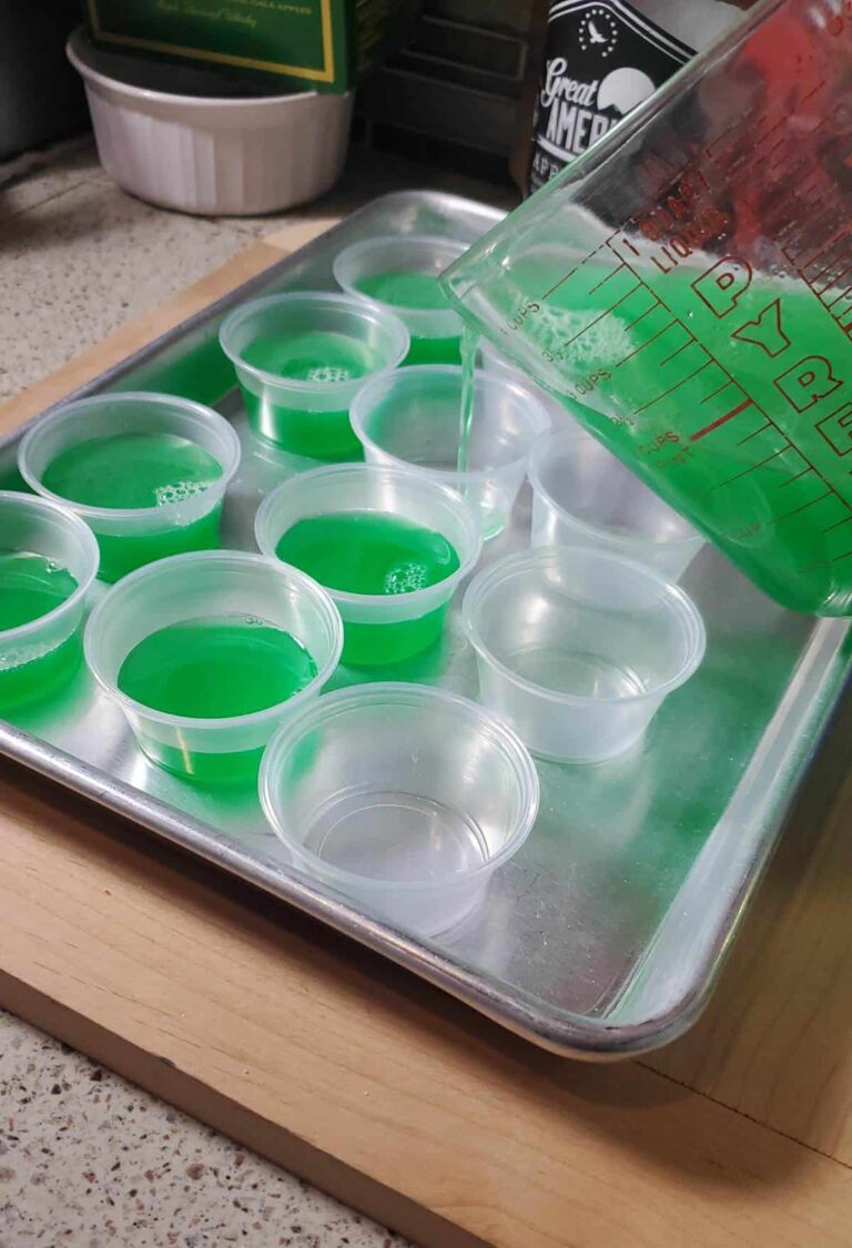 St Patricks Day Shamrock Jello Shots Dine Dream Discover