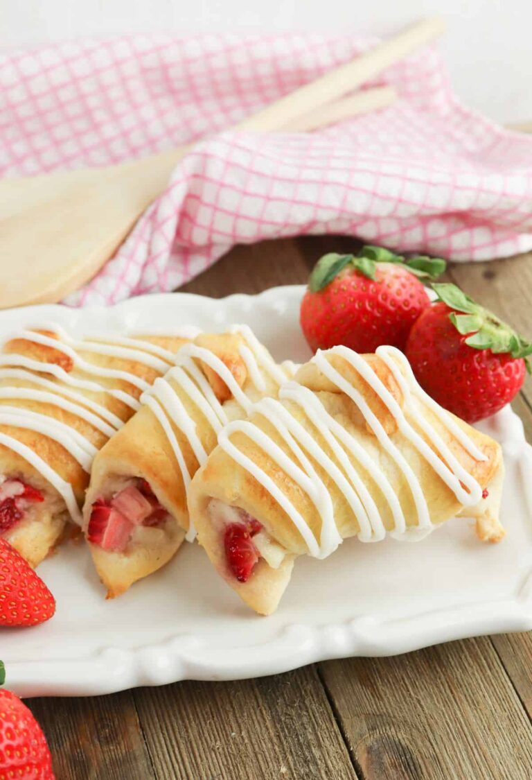 Strawberry Cheesecake Crescent Rolls