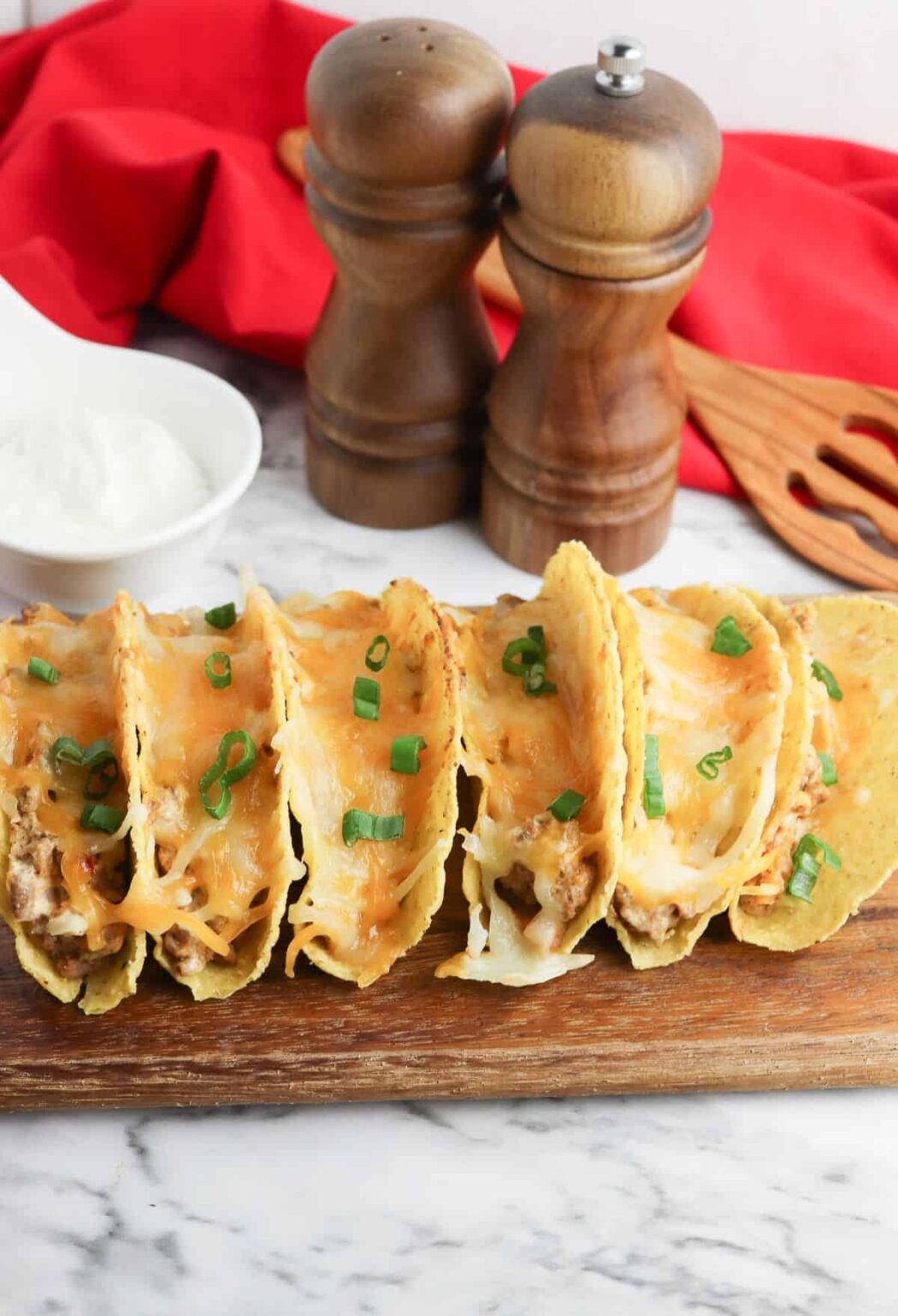 Quick & Easy Cheesy Taco Sliders - Dine Dream Discover