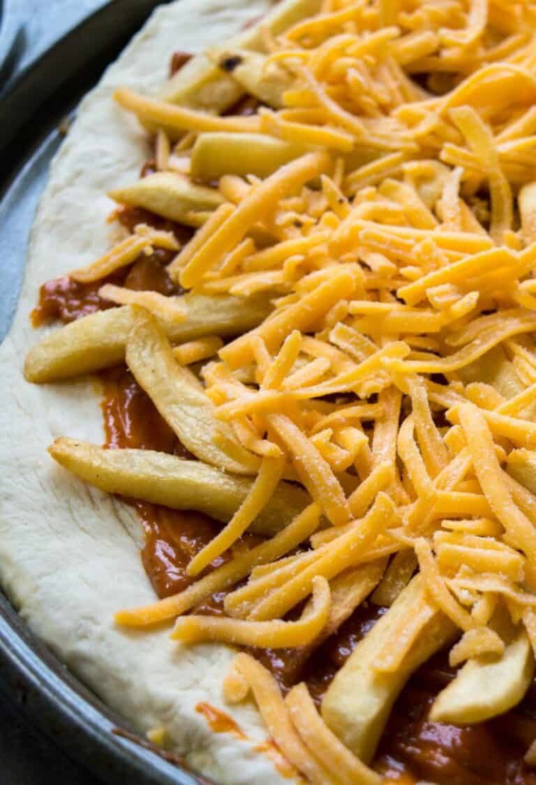 Chili Cheese French Fries Pizza Recipe