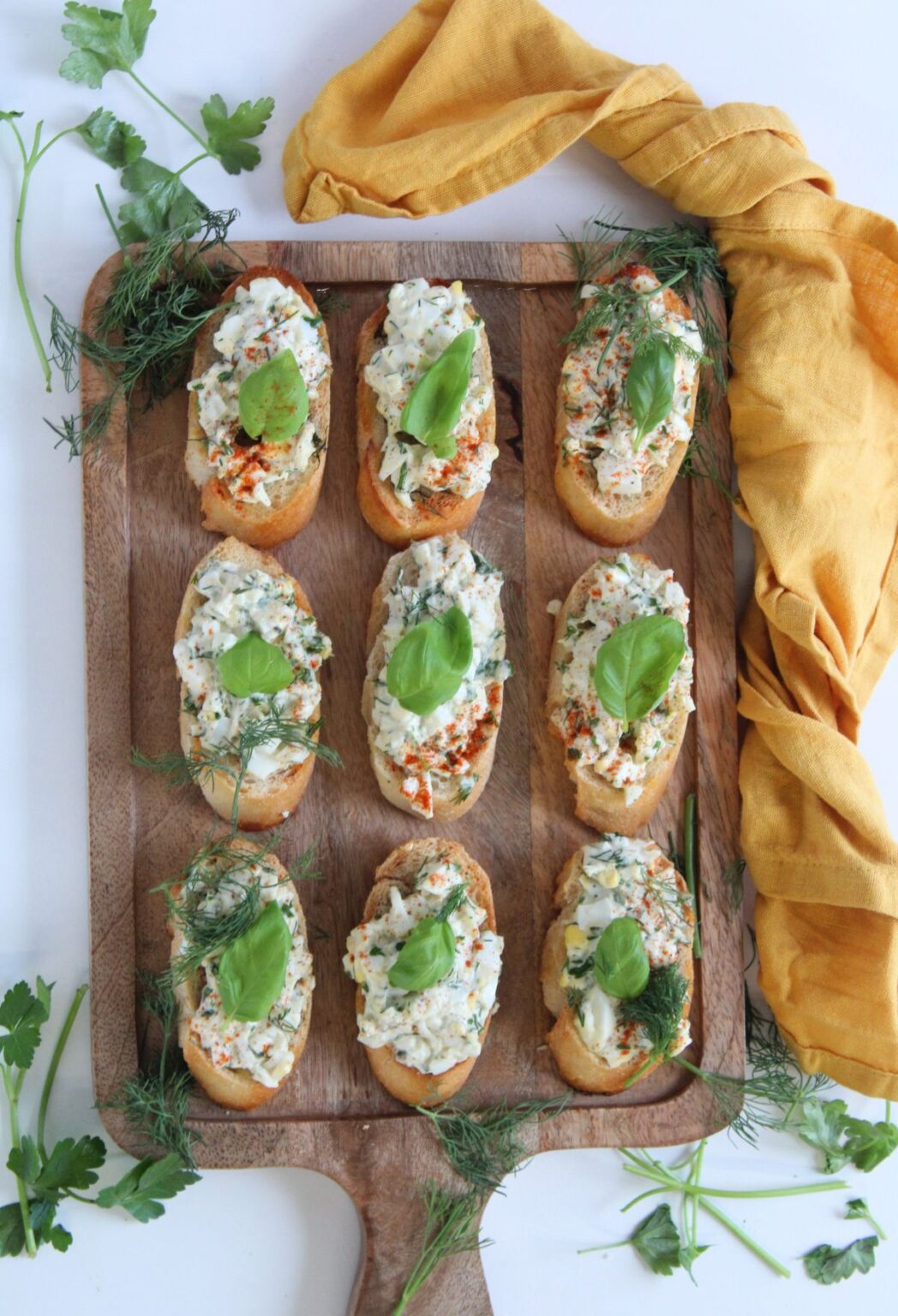 Egg Salad Crostini Recipe: The Perfect Brunch Addition - Dine Dream Discover